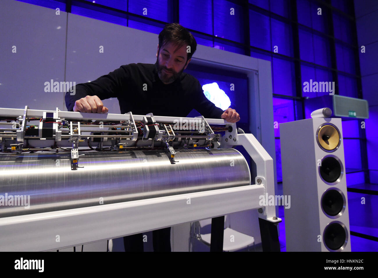 Creator Nick Ryan examines Machine 9, an electromechanical sound ...