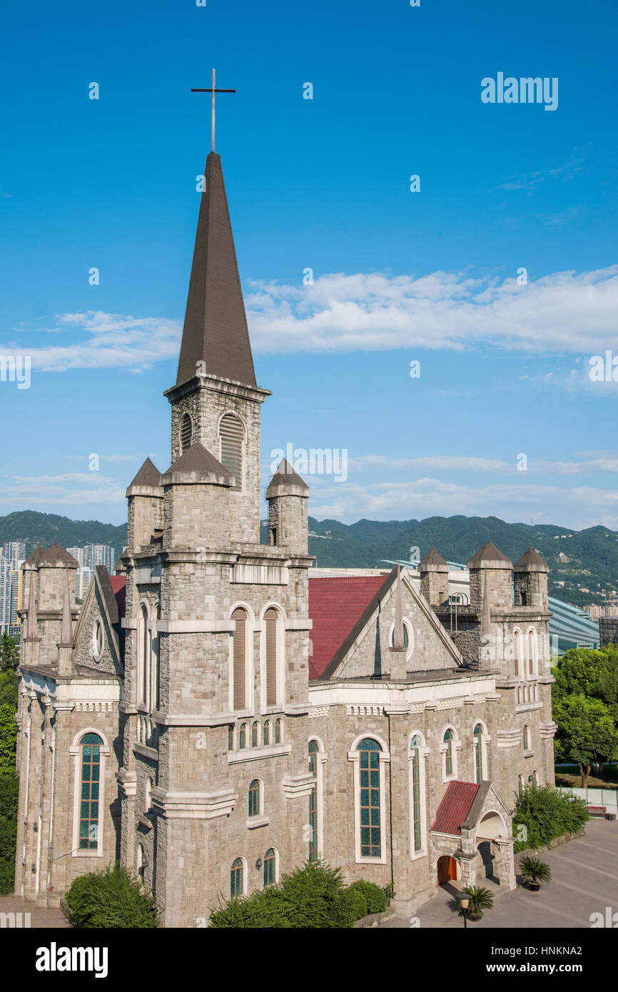 Church buildings in Chongqing, China Stock Photo - Alamy