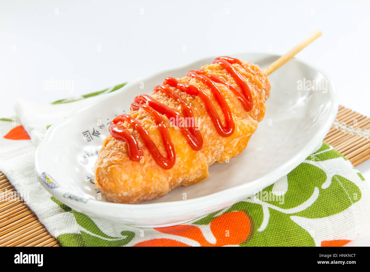 Deep fried hotdog hi-res stock photography and images - Alamy