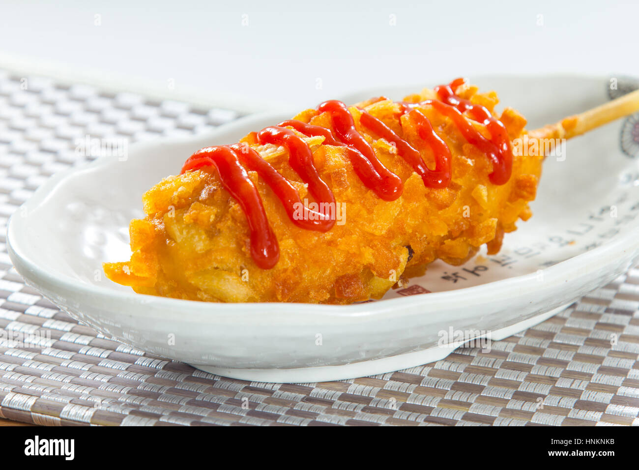 Deep Fried Hotdog High Resolution Stock Photography and Images - Alamy