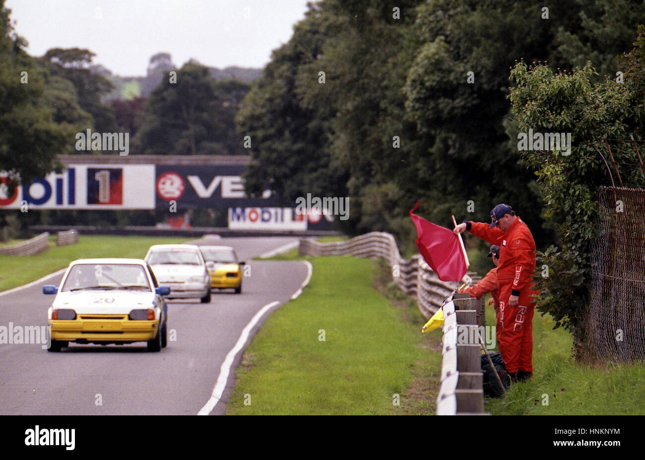 Track marshal red flag motor hi-res stock photography and images - Alamy