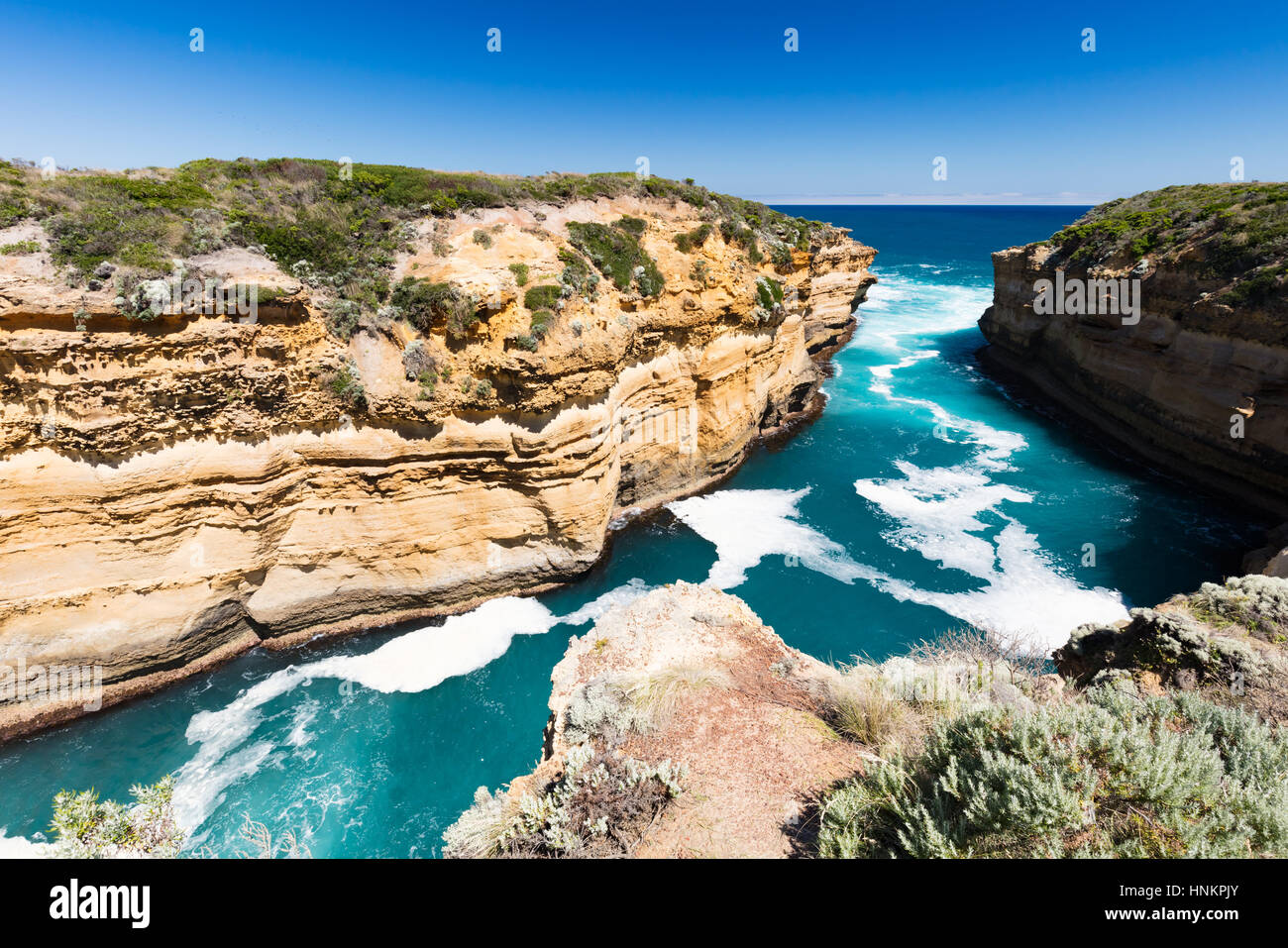 Thunder Cave at Loch Ard Gorge along the Great Ocean Rd near Port ...