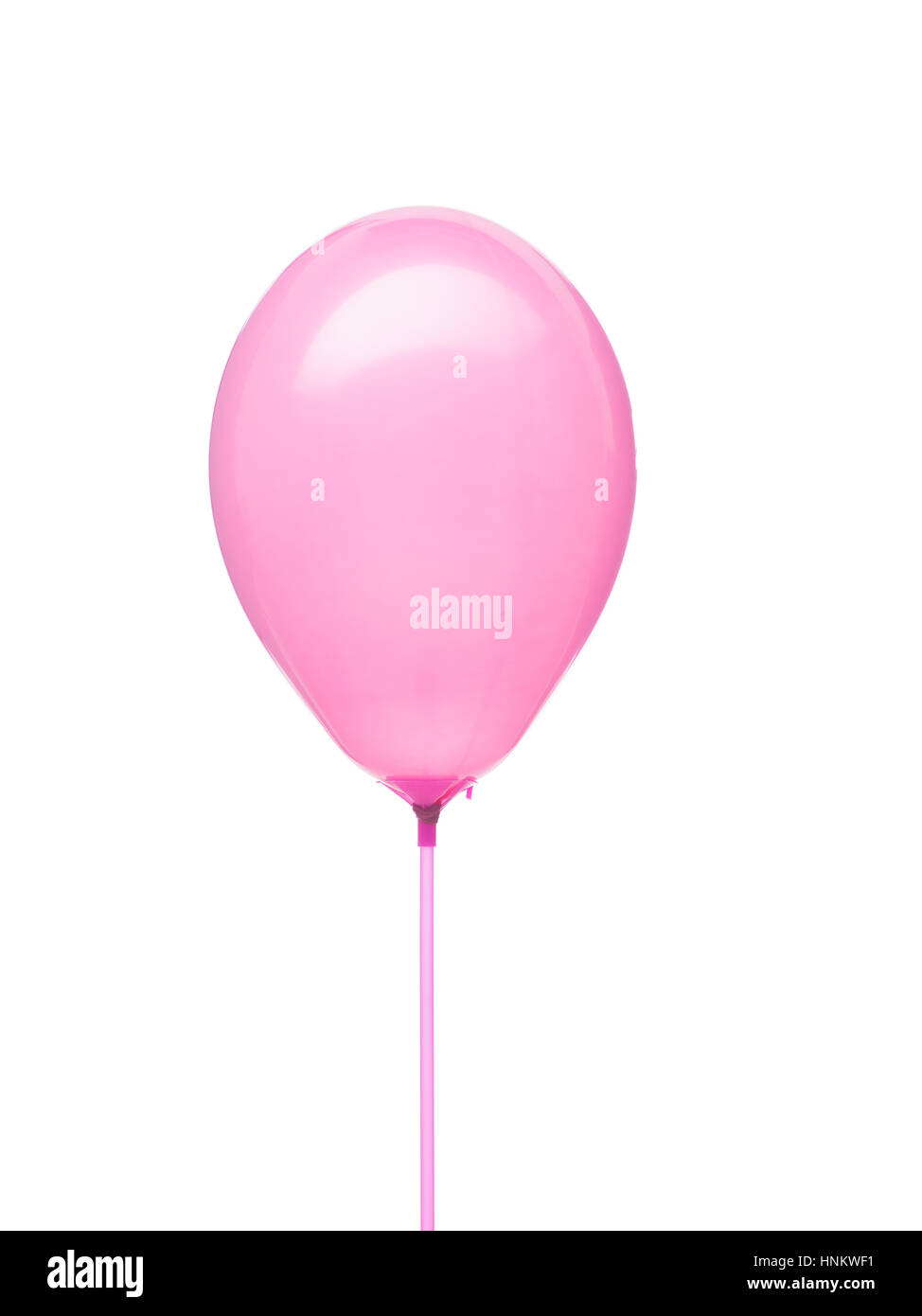 Pink balloon on stick on hi-res stock photography and images - Alamy