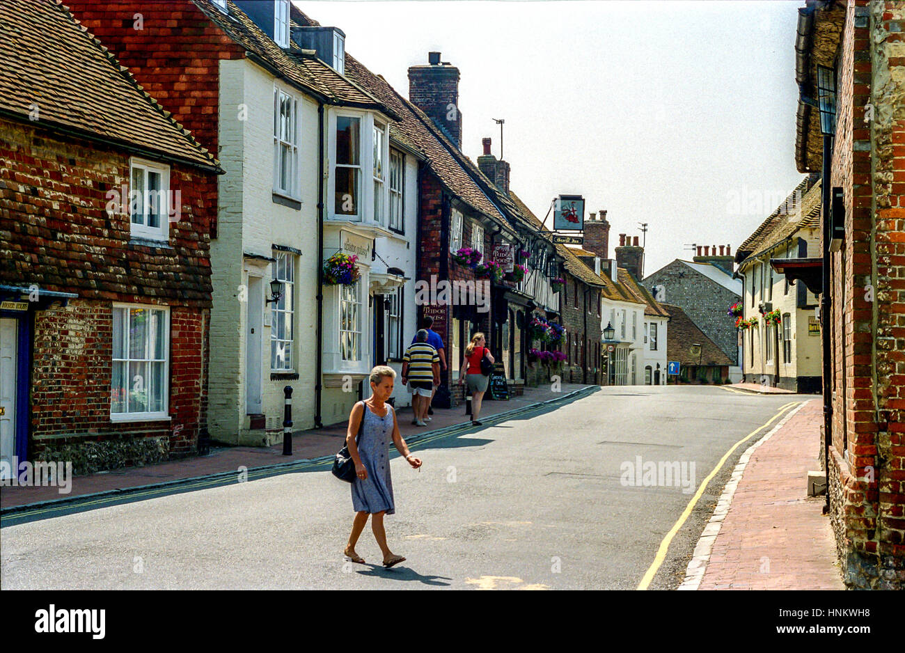 The Sussex village of Alfriston Stock Photo - Alamy