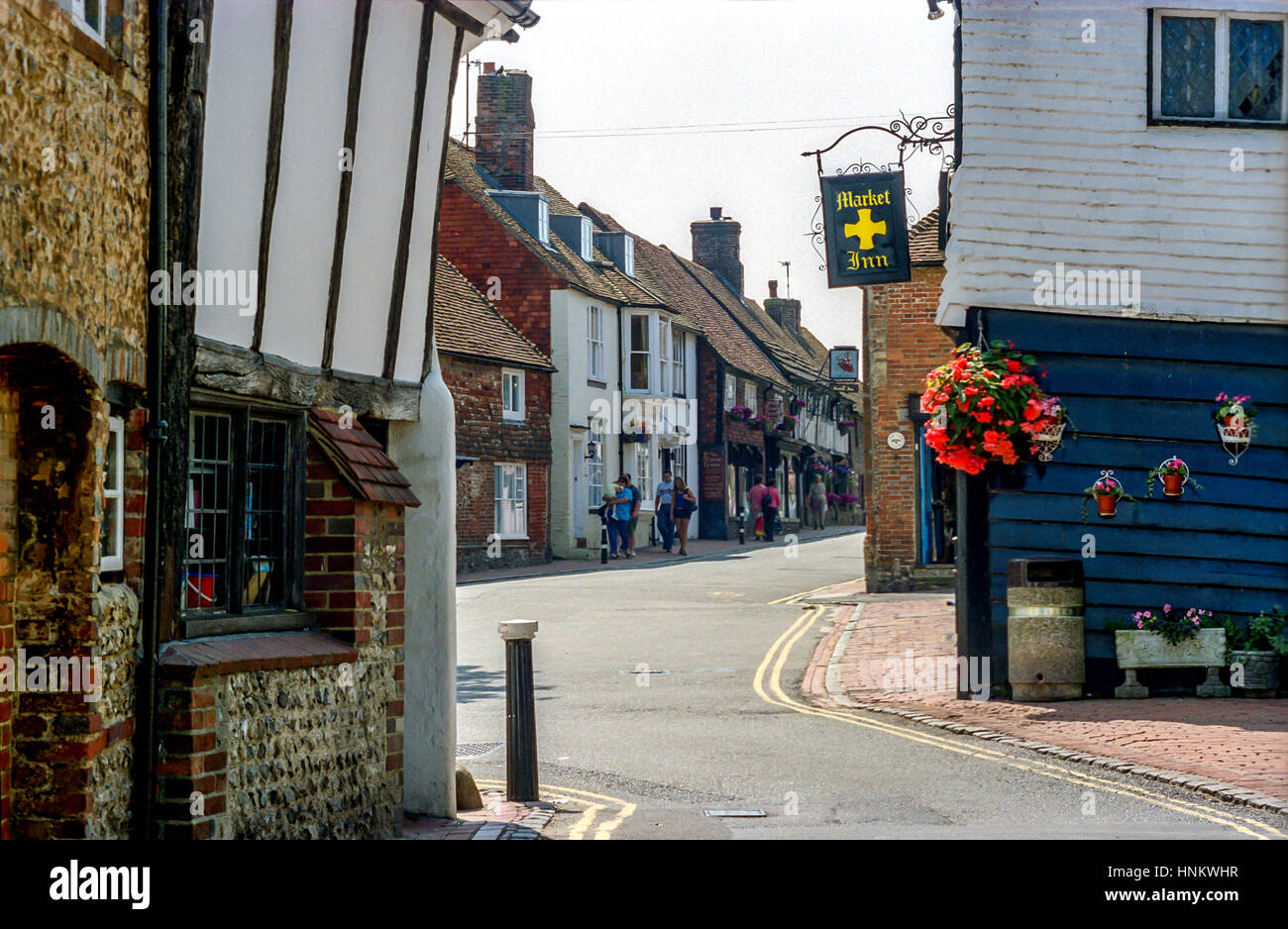The Sussex village of Alfriston Stock Photo - Alamy