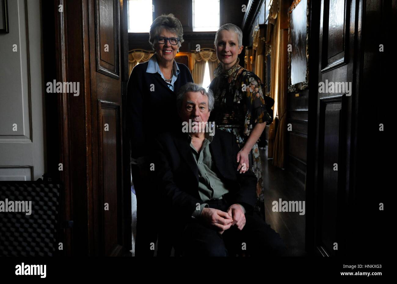 Terry Jones attends A Very Special Afternoon Tea, with Prue Leith (left ...