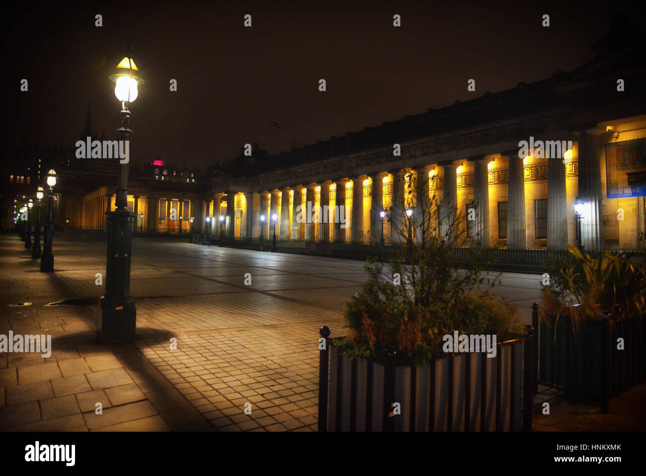 Edinburgh at Night Stock Photo - Alamy