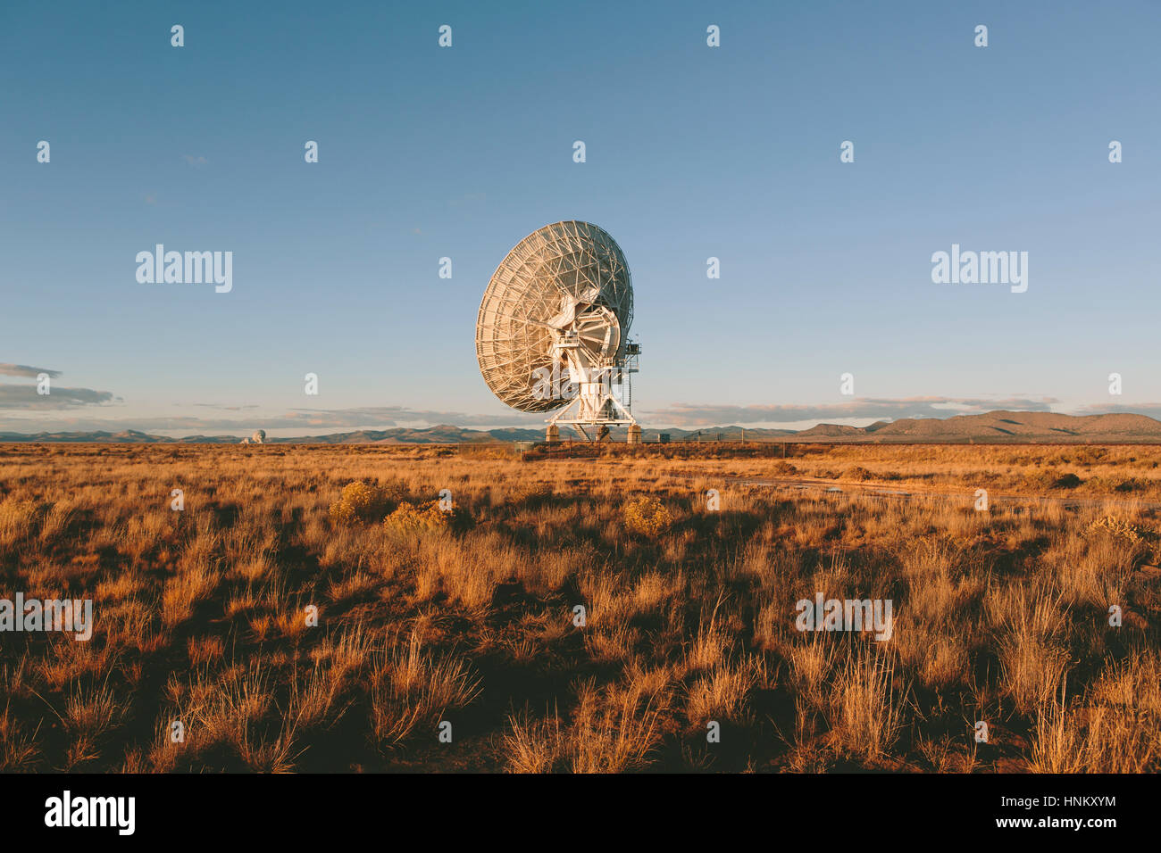 Large radio antennas, also know as The Very Large Array (VLA), used to ...