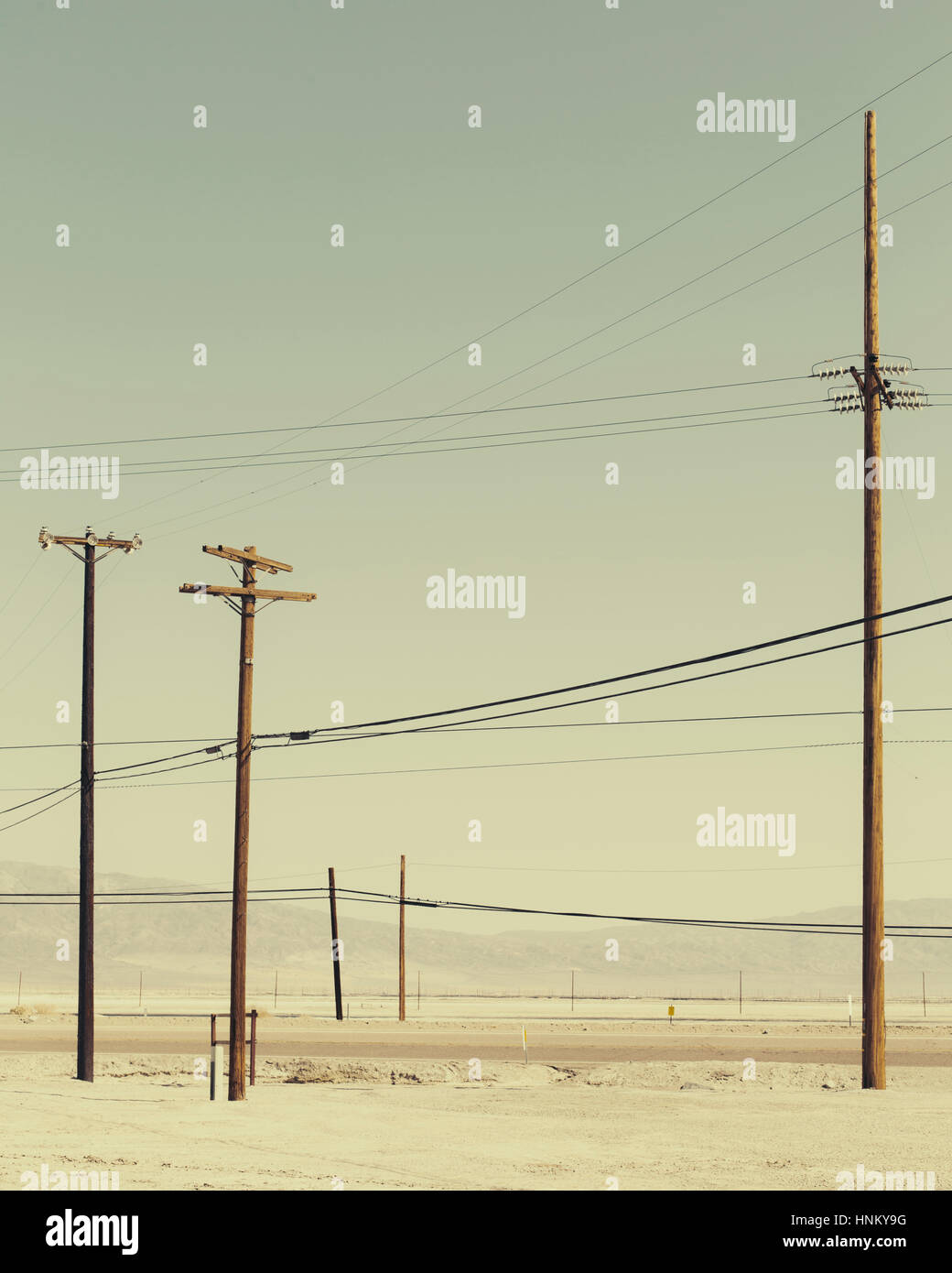 California utility poles and power lines hi-res stock photography and ...