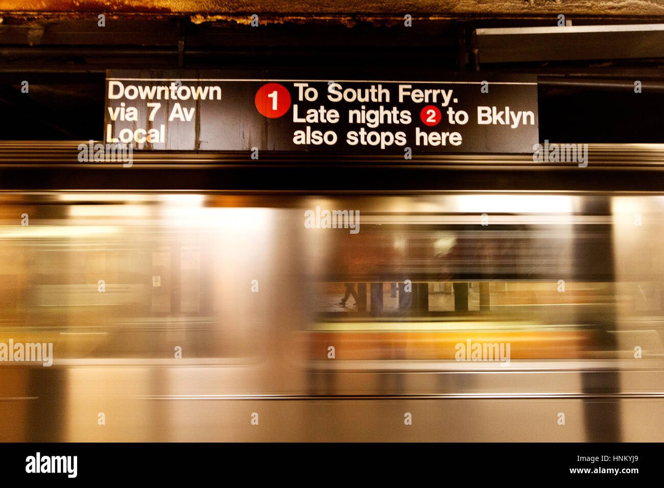 Manhattan nyc train line hi-res stock photography and images - Alamy