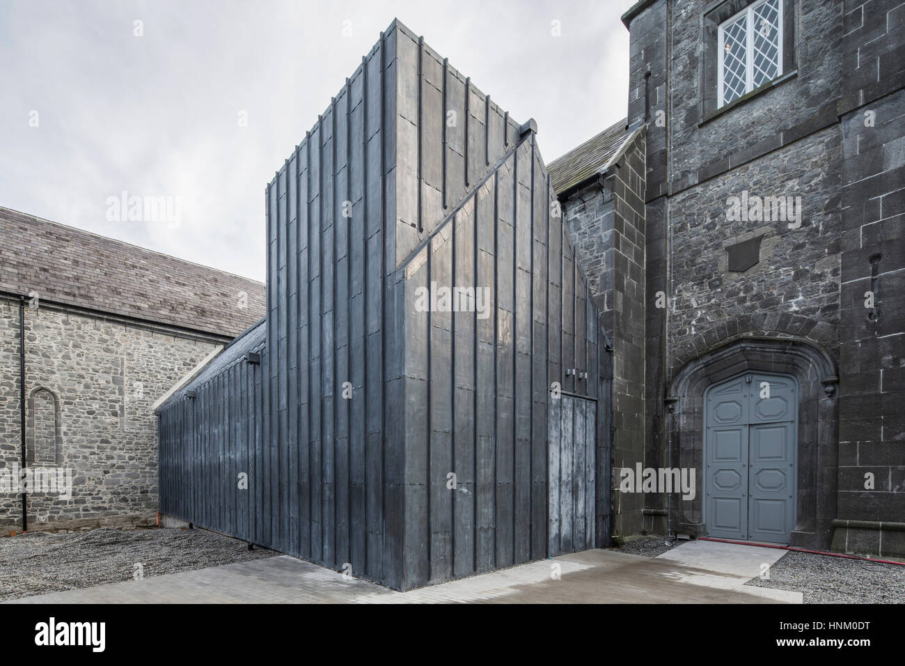 Lead cladding of added volume. St Mary Hall Kilkenny, Kilkenny, Ireland ...