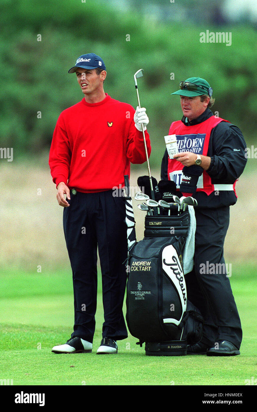 ANDREW COLTART BRITISH OPEN CARNOUSTIE 17 July 1999 Stock Photo - Alamy