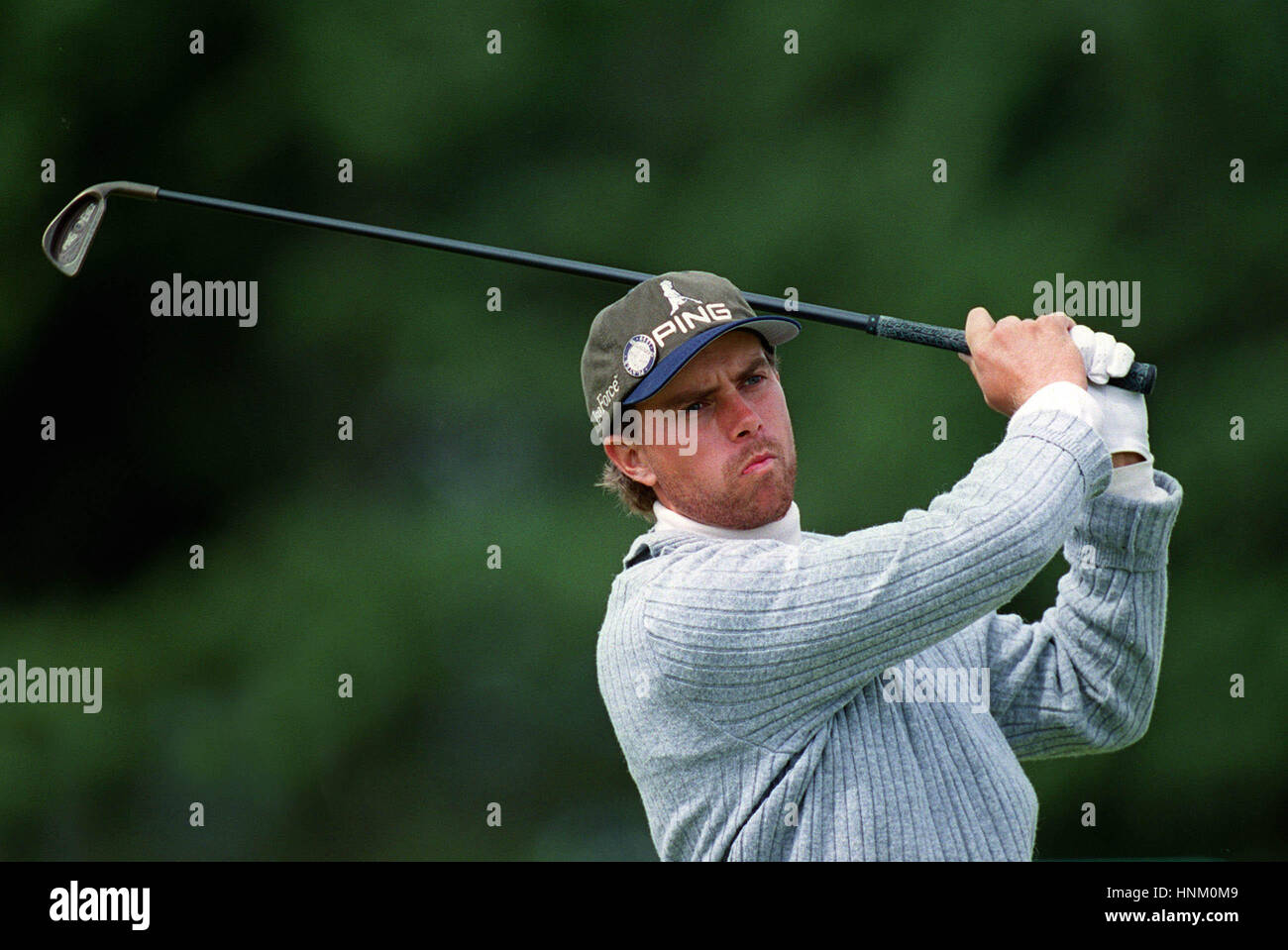 GABRIEL HJERTSTEDT BRITISH OPEN CARNOUSTIE 15 July 1999 Stock Photo - Alamy
