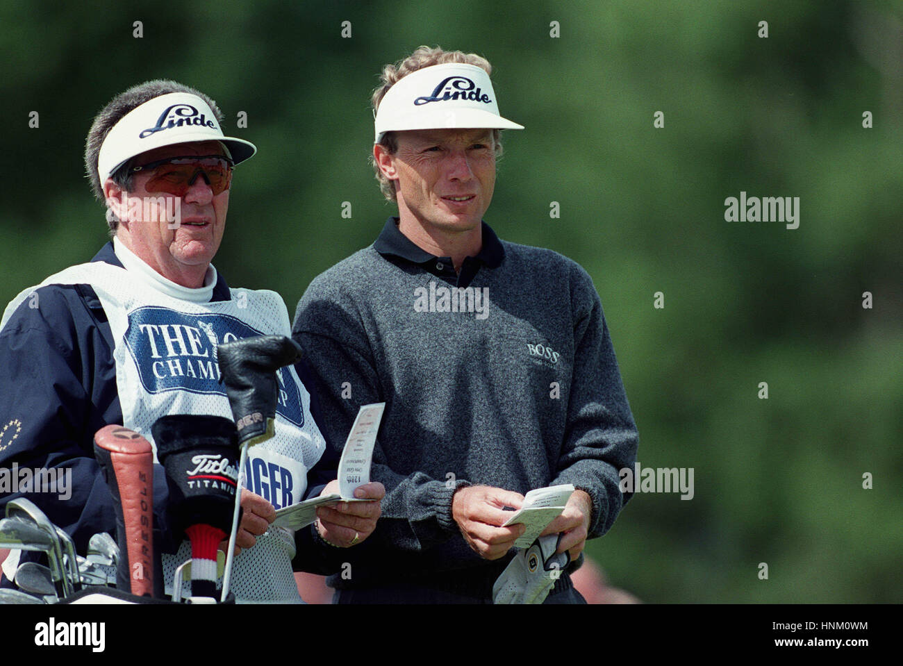 BERNHARD LANGER BRITISH OPEN CARNOUSTIE 16 July 1999 Stock Photo - Alamy