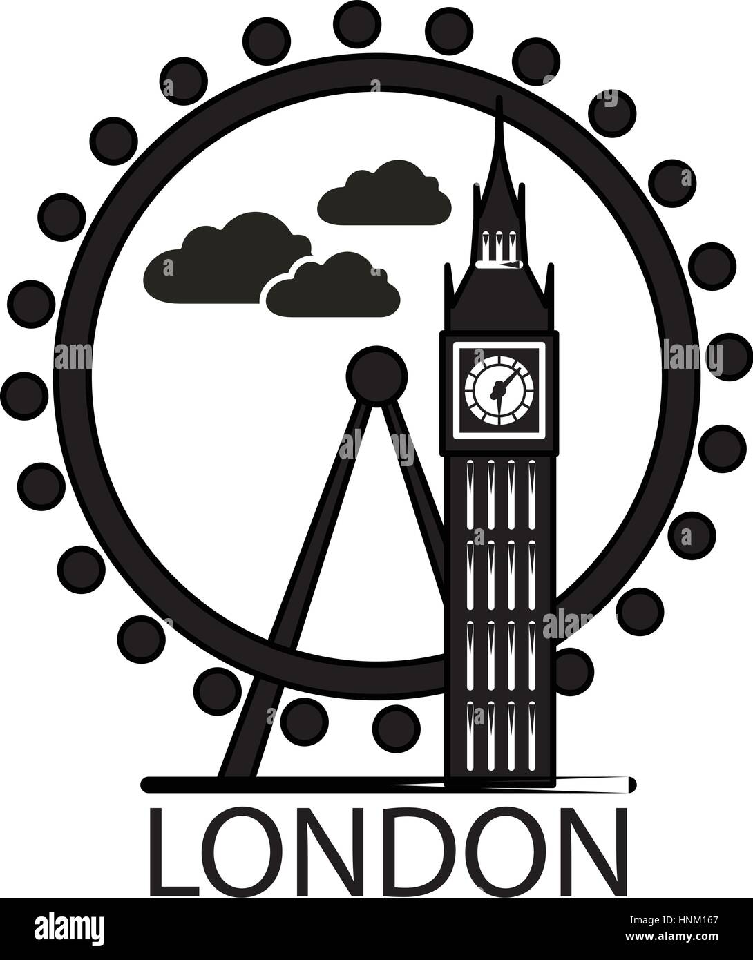 London Skyline Silhouette London Skyline Silhouette