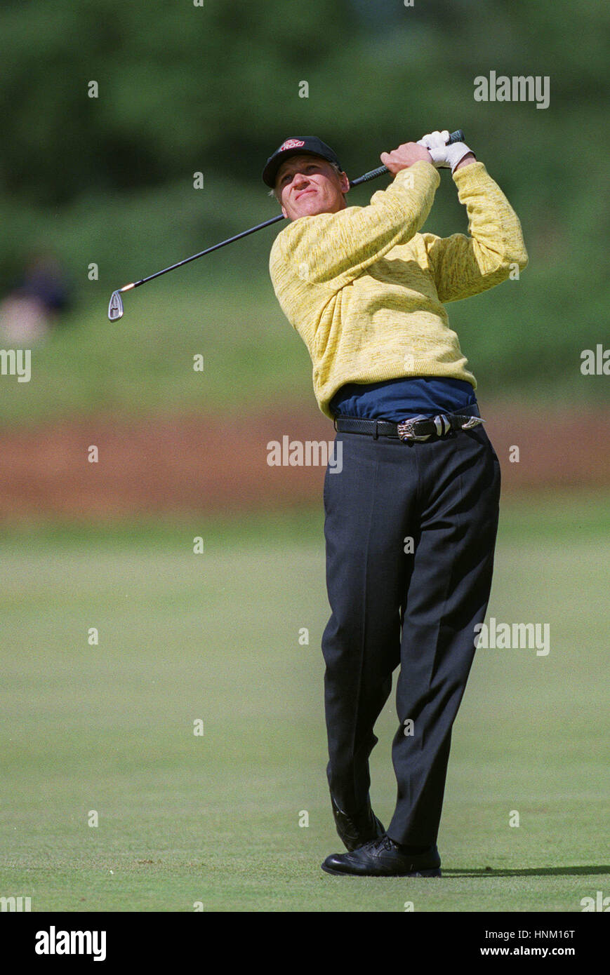JARMO SANDELIN BRITISH OPEN CARNOUSTIE 17 July 1999 Stock Photo - Alamy
