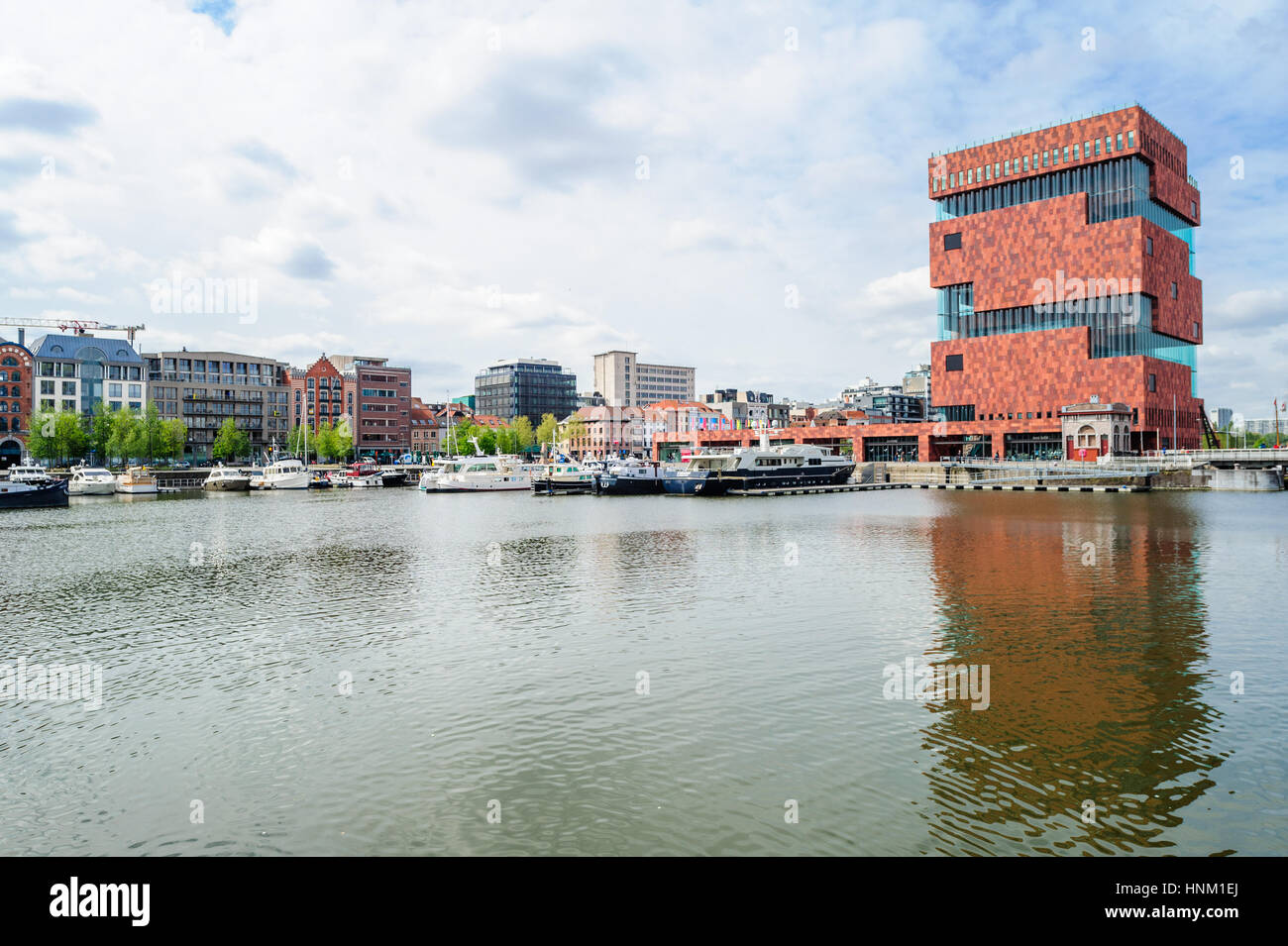 Belgium, Antwerp, MAS - museum aan de stroom Stock Photo - Alamy