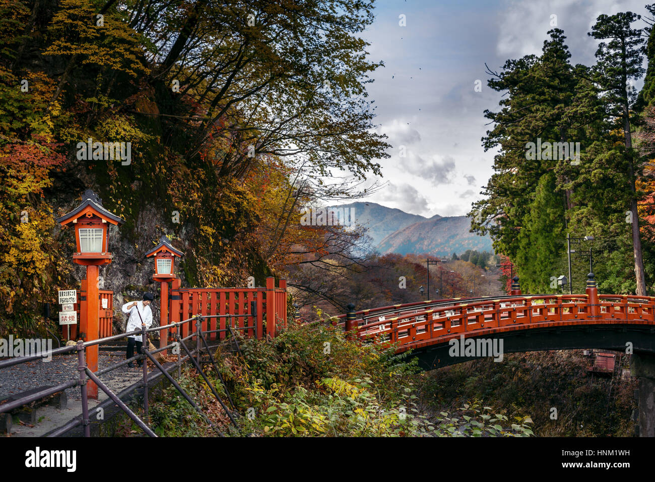 Shinkyo Bridge, Nikko (Tochigi) Kanto, Japan. The Sacred Bridge, part ...
