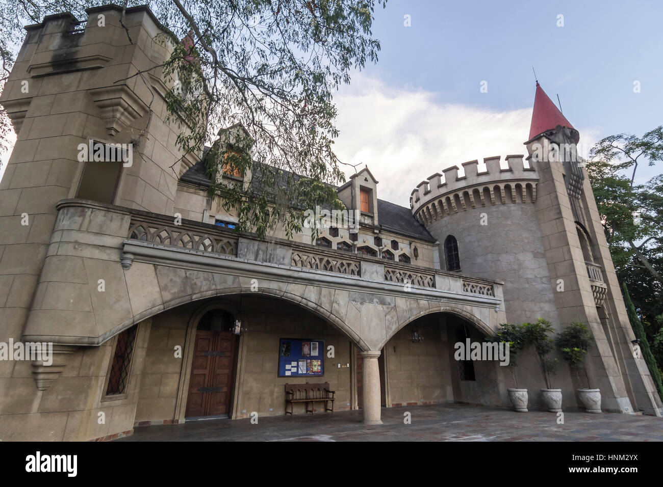 El Castillo Museum. Building construted in 1930 in the medieval Gothic ...