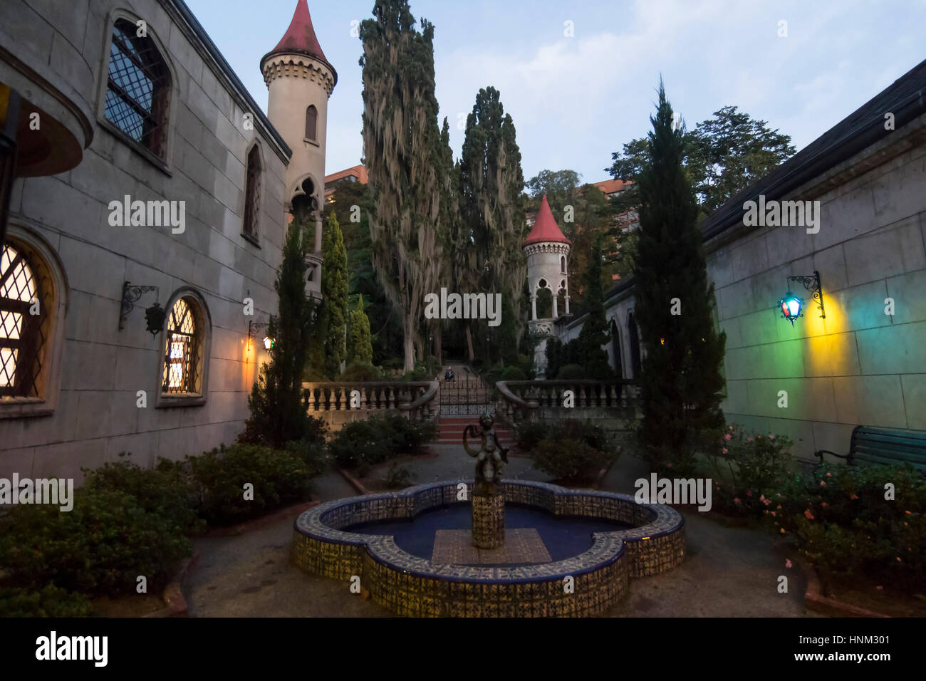 El Castillo Museum. Building construted in 1930 in the medieval Gothic ...