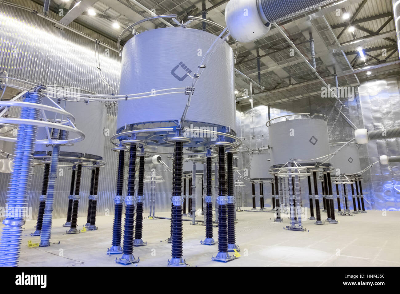 High voltage direct current HVDC station Stock Photo - Alamy