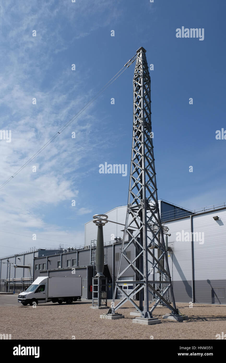 Busbar conductor substation hi-res stock photography and images - Alamy