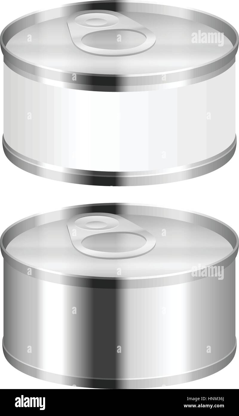 White metal container Stock Vector Images - Alamy
