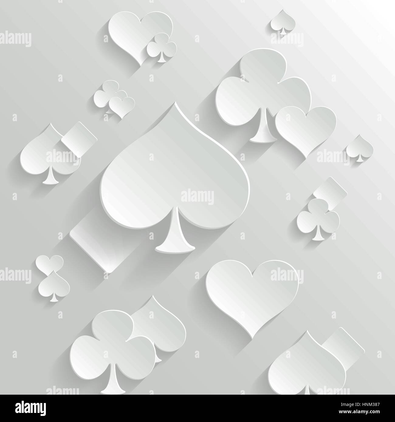 Playing cards vector vectors hi-res stock photography and images - Alamy