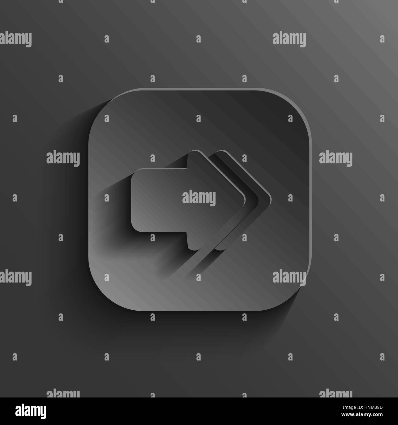 Arrow button icon hi-res stock photography and images - Alamy