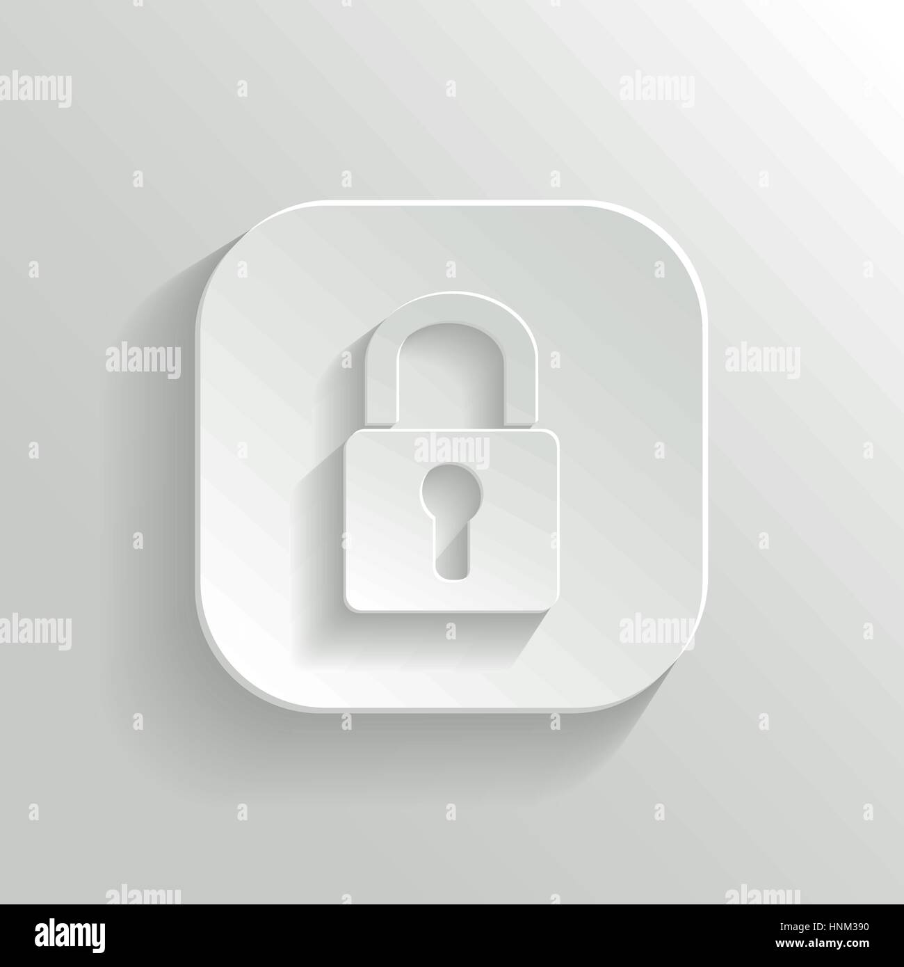 White Lock Icon Very Basic Lock Icon | IOS 7 Iconset | Icons8