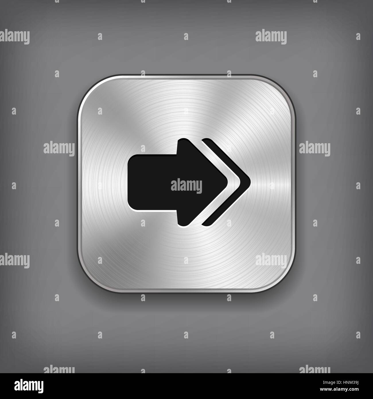 Arrow button icon hi-res stock photography and images - Alamy