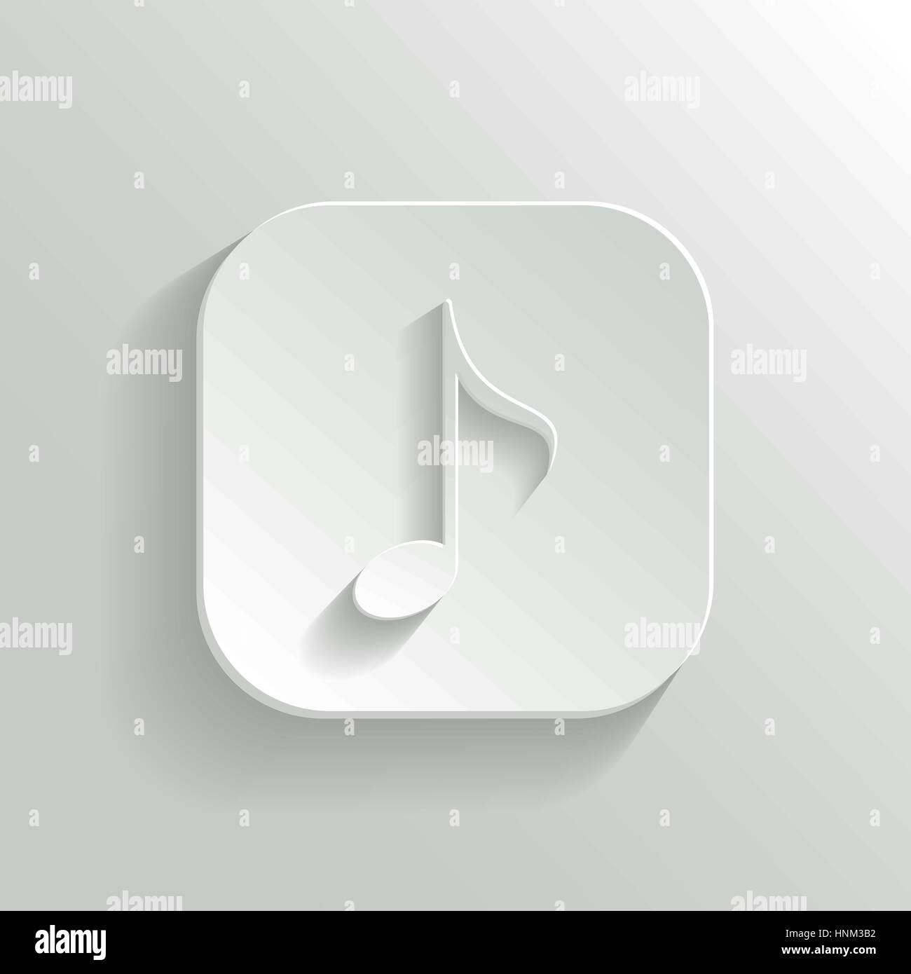 Music note symbol icon vector hi-res stock photography and images - Alamy