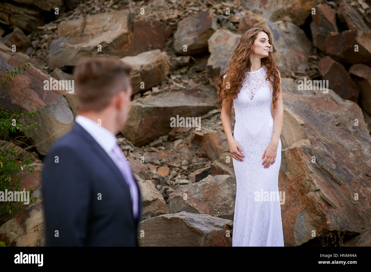 The groom and bride hi-res stock photography and images - Alamy