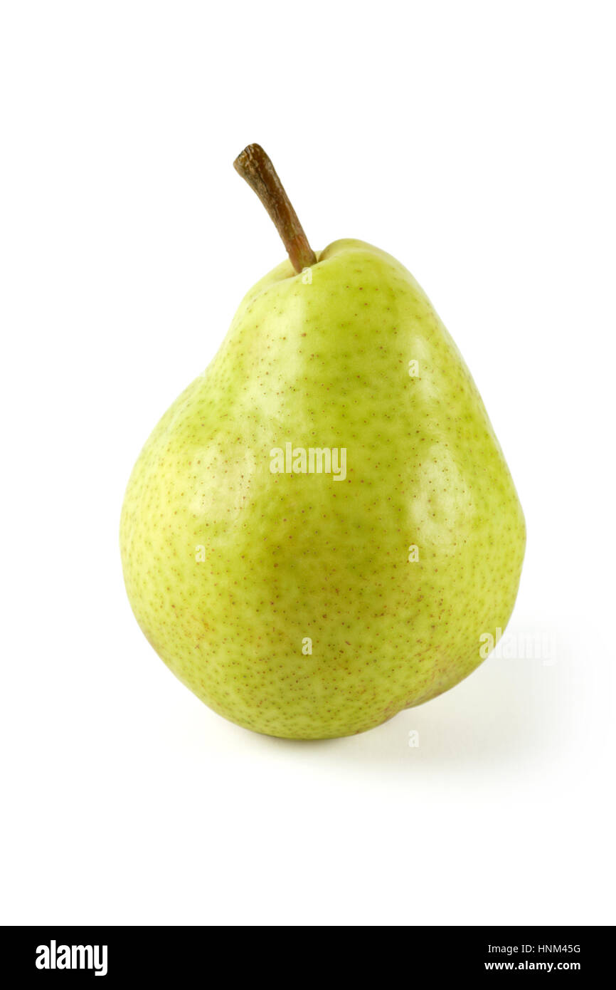 Photo of a single pear isolated on a white background. Clipping path ...