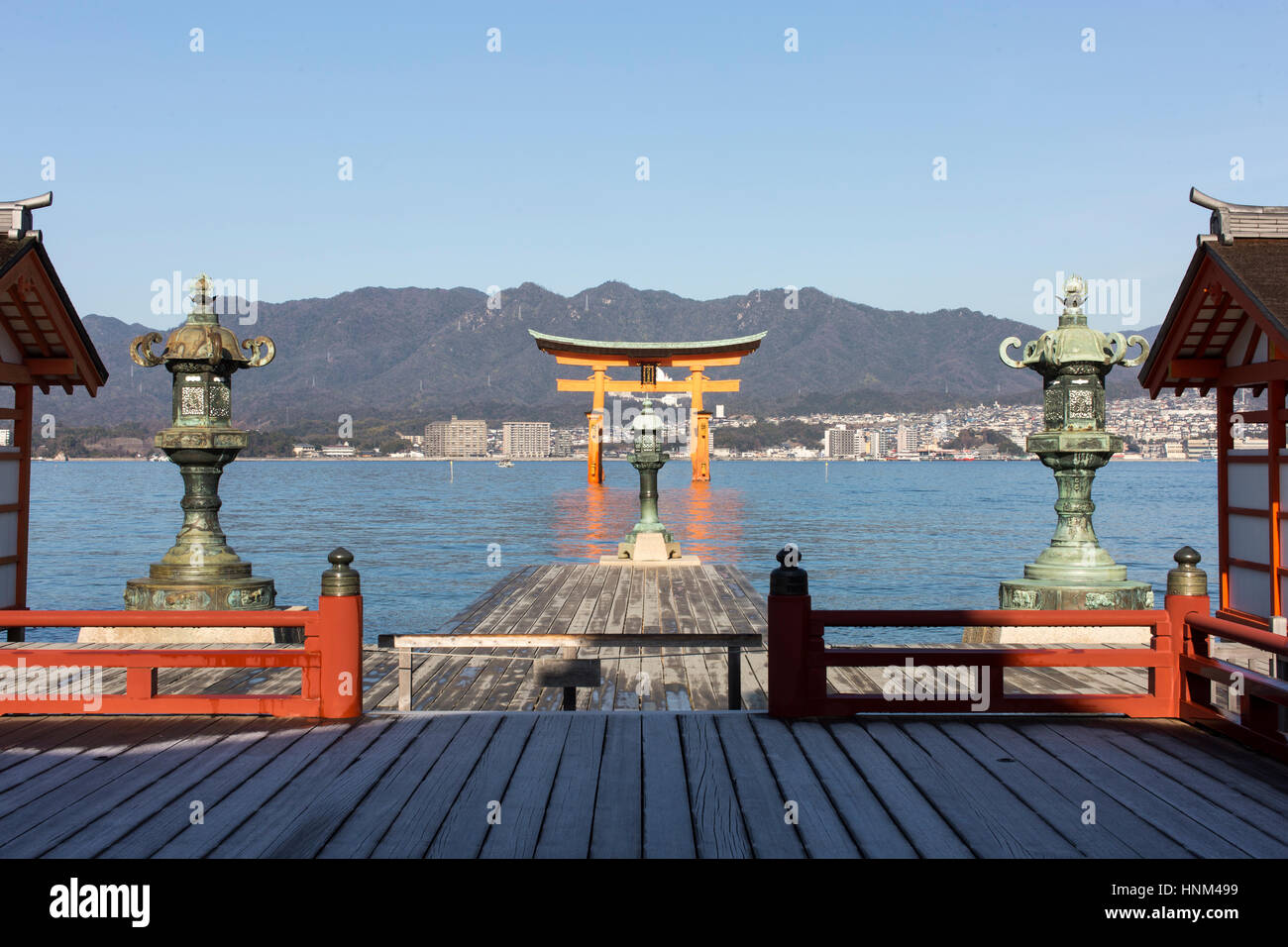 Itsukushima (厳島?) is an island in the western part of the Inland Sea of ...