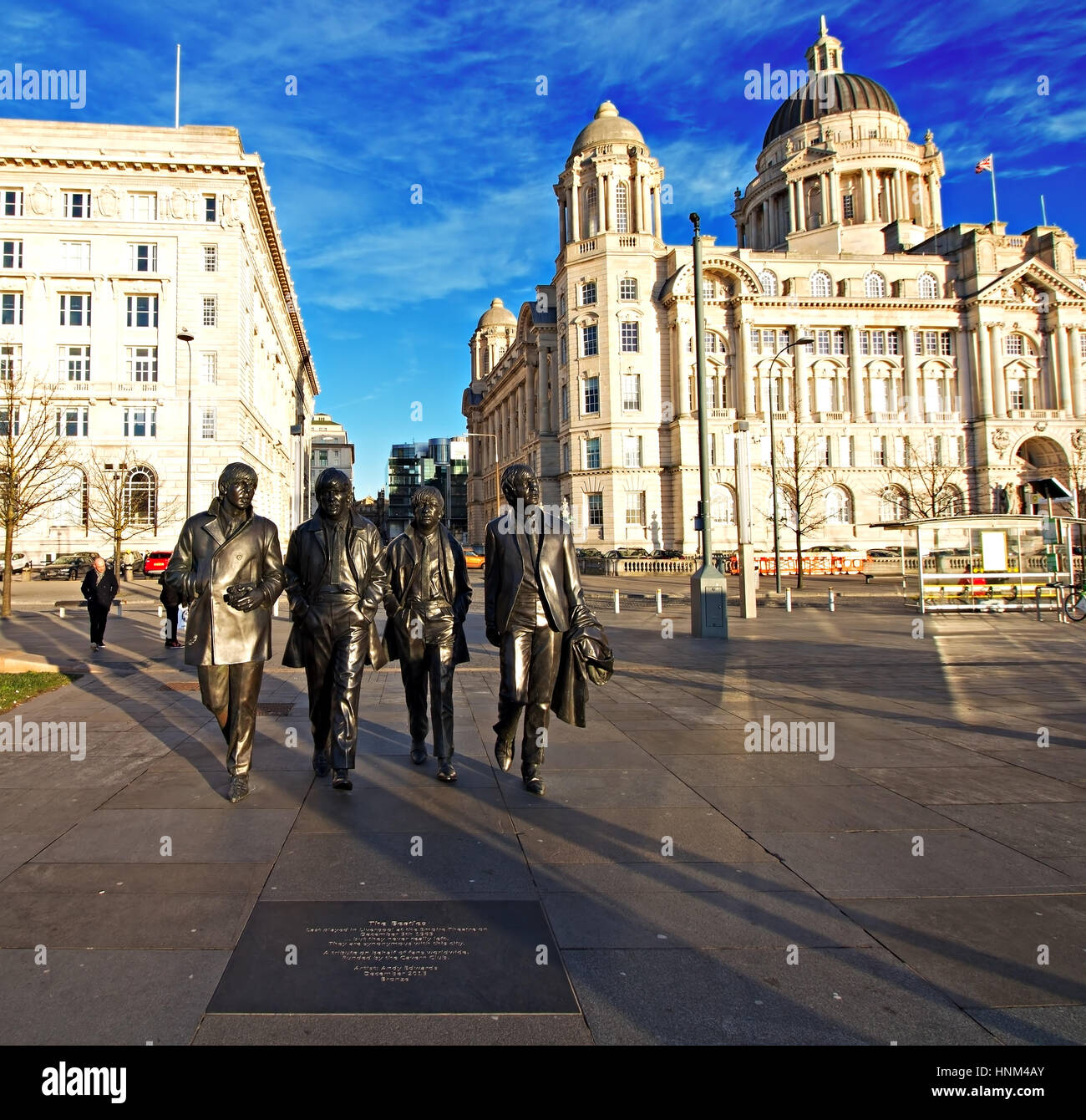 Beatles statue liverpool the fab 4 hi-res stock photography and images ...