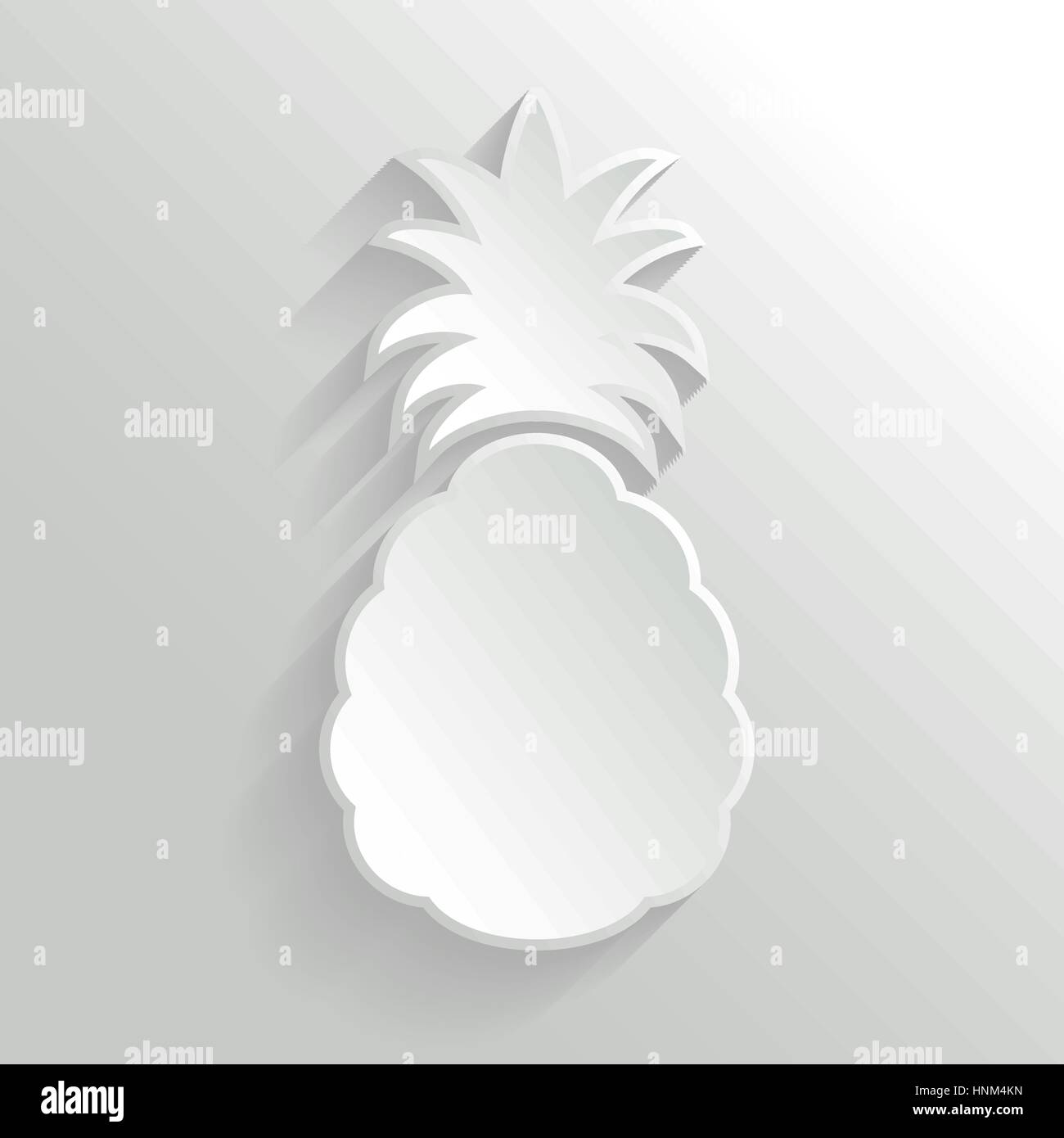 Vector Pineapple Icon Stock Vector Image & Art - Alamy