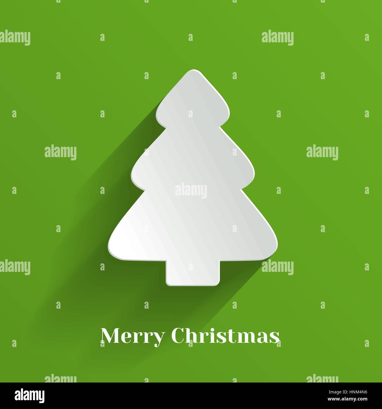 Merry christmas tree vector hi-res stock photography and images - Alamy