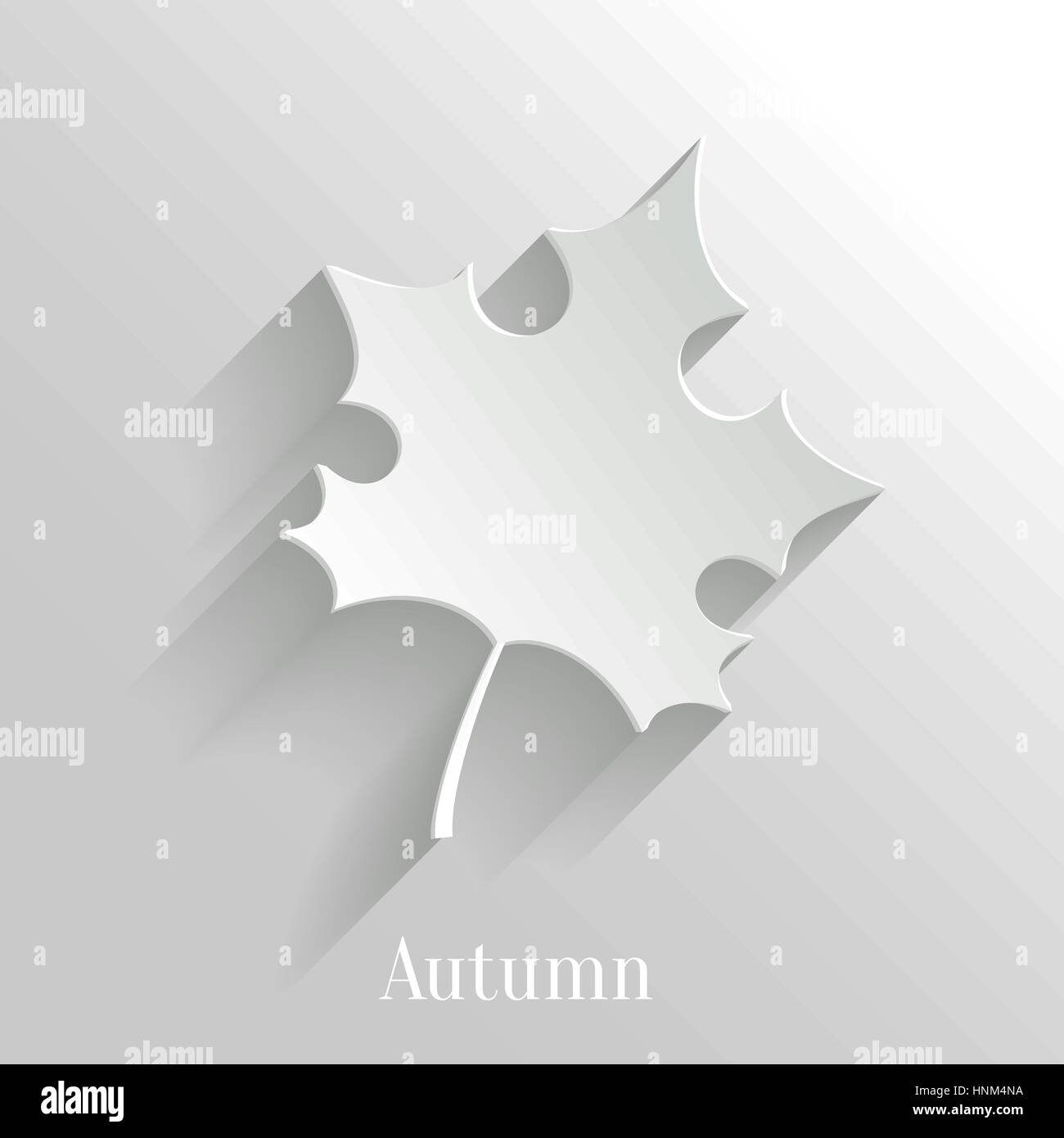 Abstract Maple Leaf on White Background Stock Vector Image & Art - Alamy