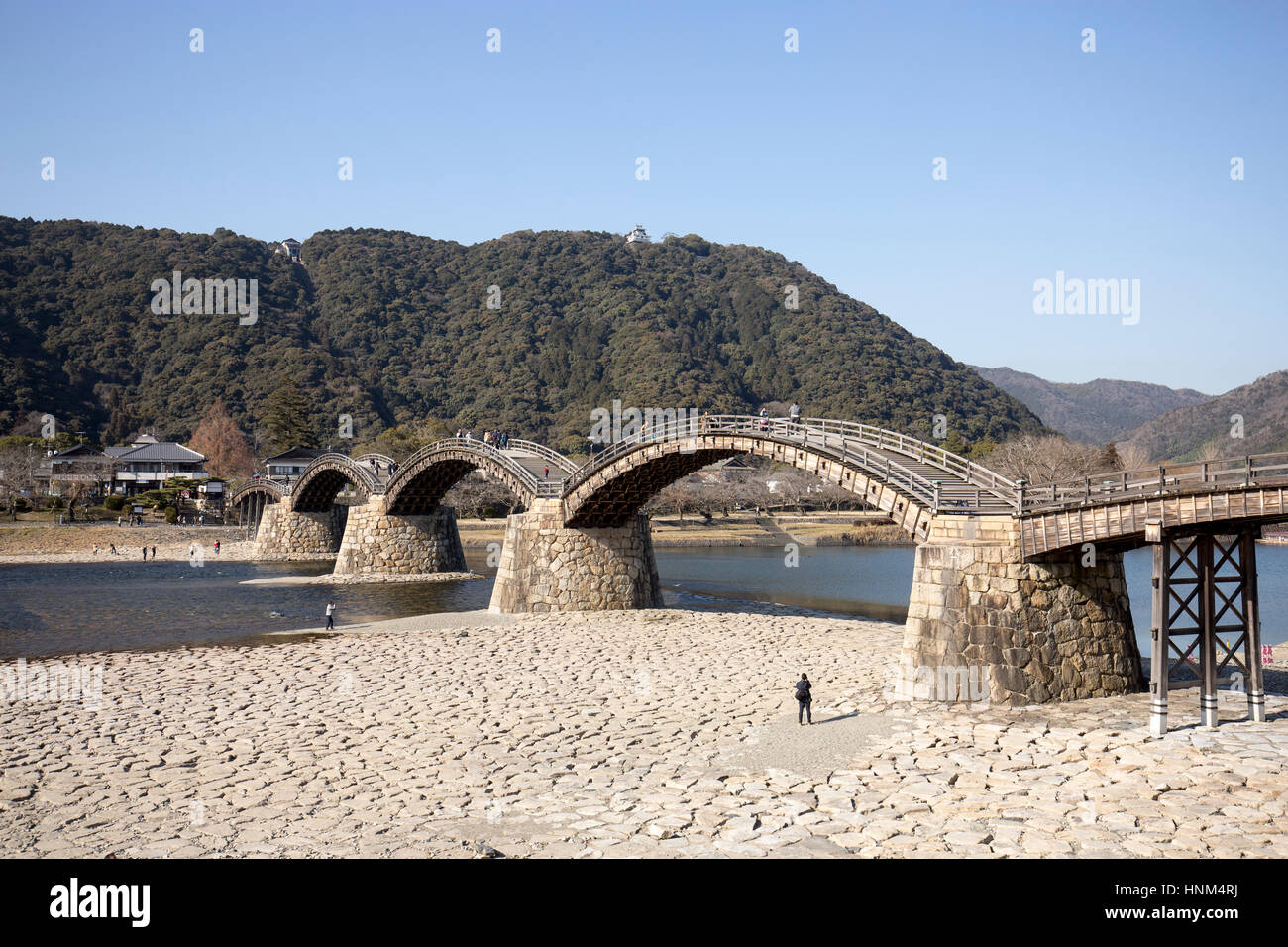 The Kintai Bridge (錦帯橋 Kintai-kyō?) is a historical wooden arch bridge ...