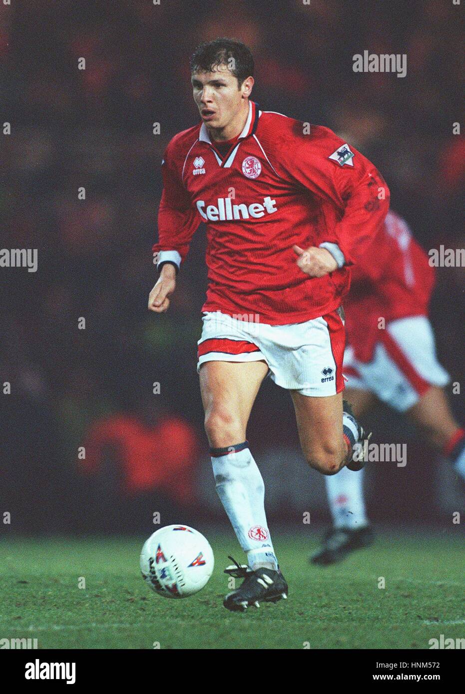 NEIL COX MIDDLESBROUGH FC 03 January 1996 Stock Photo - Alamy
