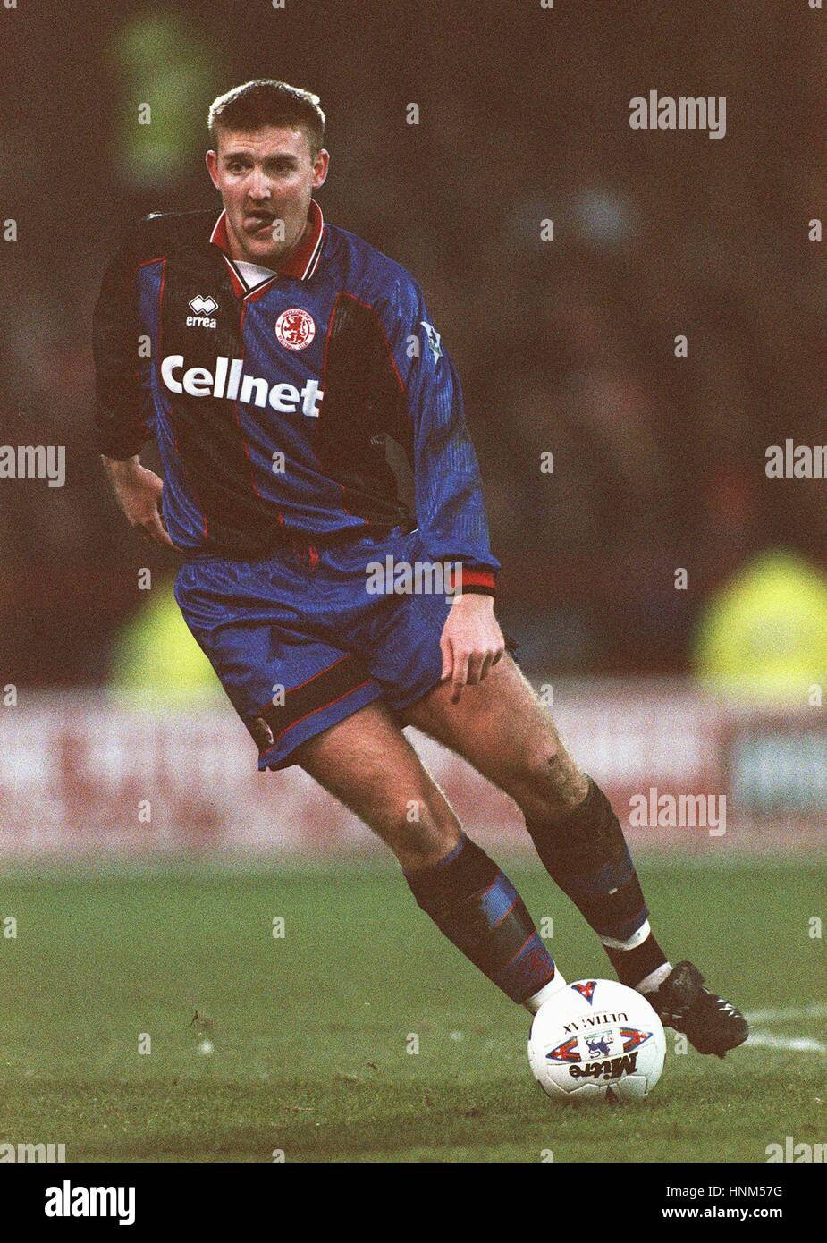 JAMIE POLLOCK MIDDLESBROUGH FC 04 January 1996 Stock Photo - Alamy