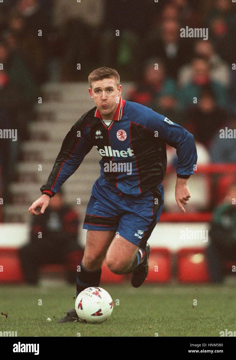 JAMIE POLLOCK MIDDLESBROUGH FC 04 January 1996 Stock Photo - Alamy