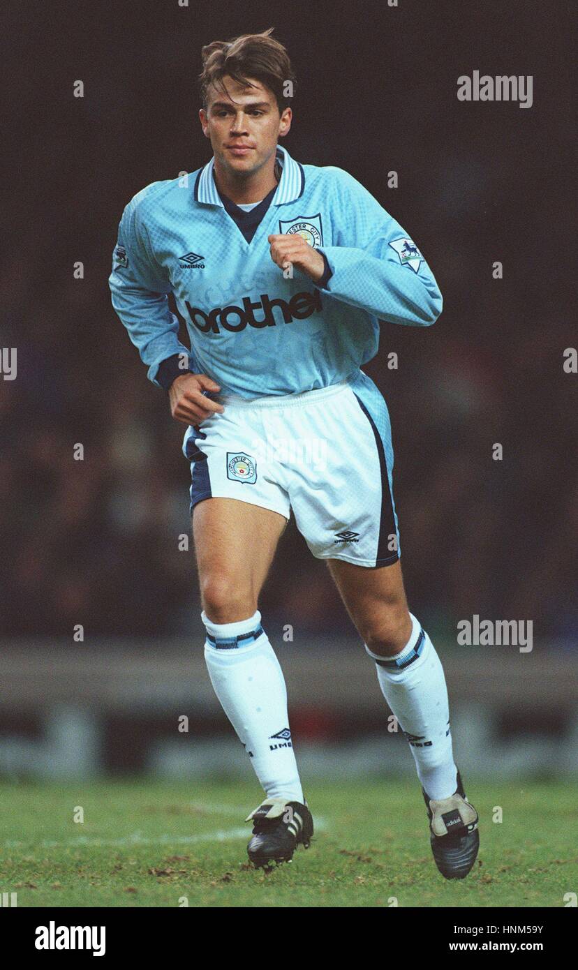 RONNIE EKELUND MANCHESTER CITY FC 08 January 1996 Stock Photo - Alamy