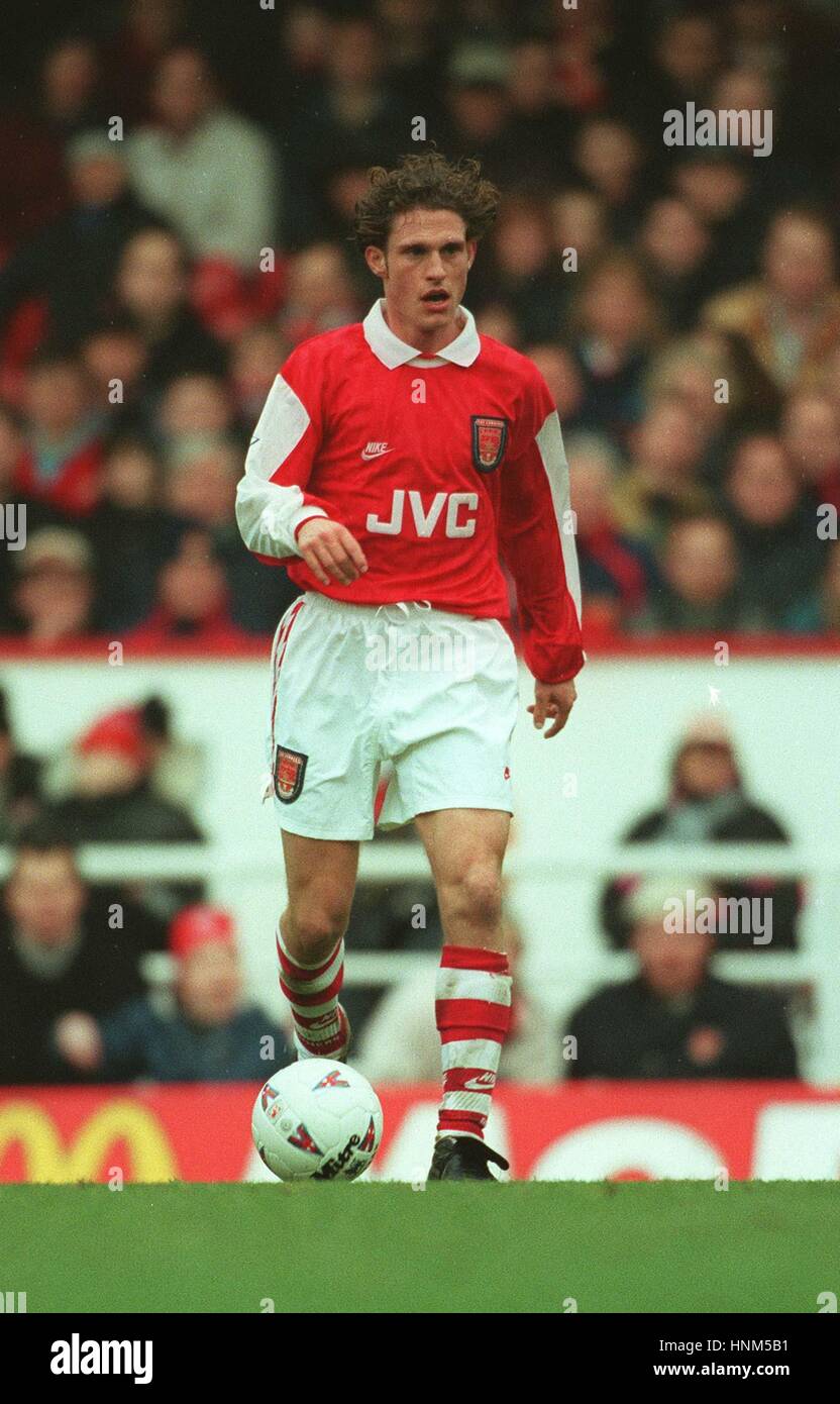 ADRIAN CLARKE ARSENAL 08 January 1996 Stock Photo - Alamy