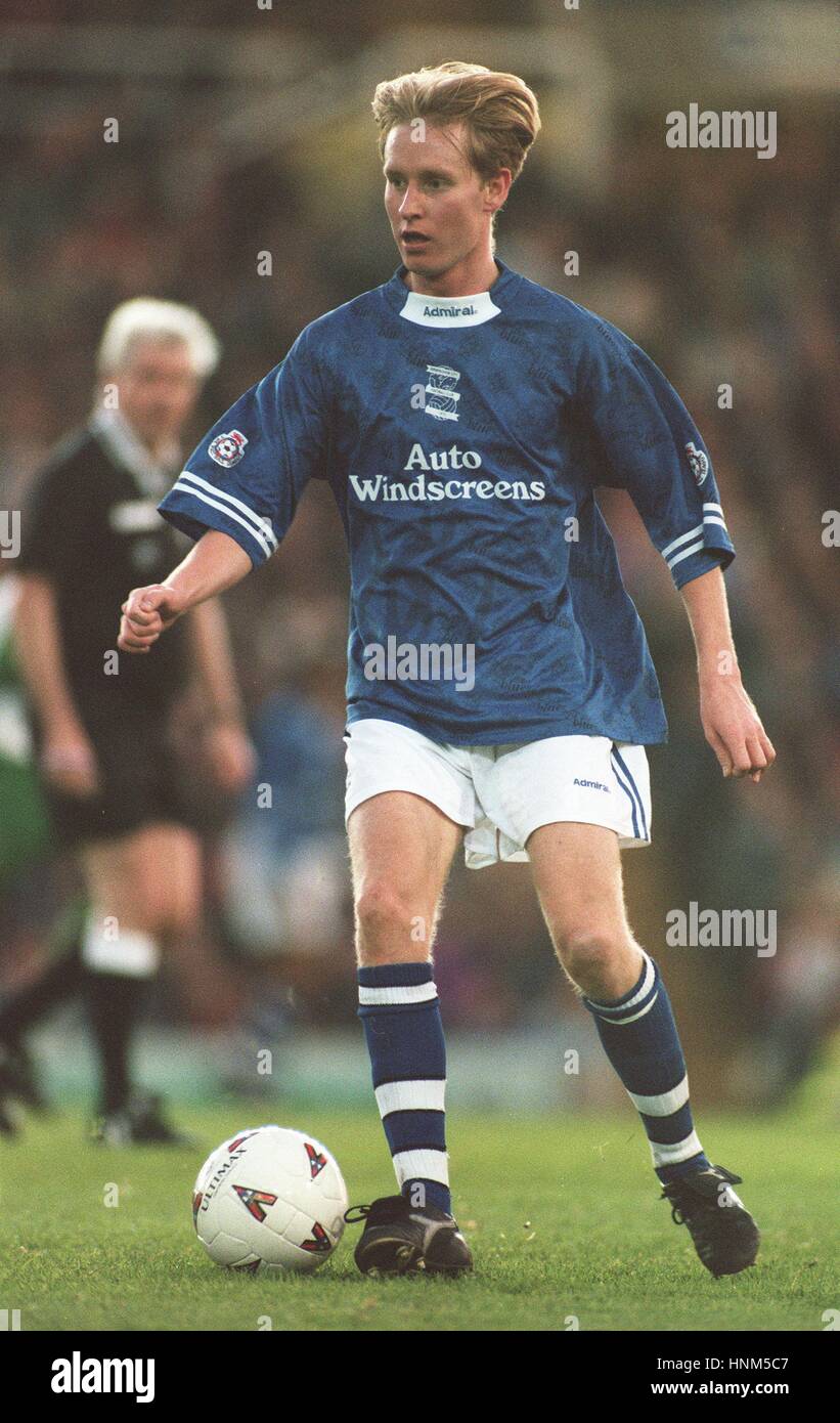 PAUL TAIT BIRMINGHAM CITY FC 11 January 1996 Stock Photo - Alamy