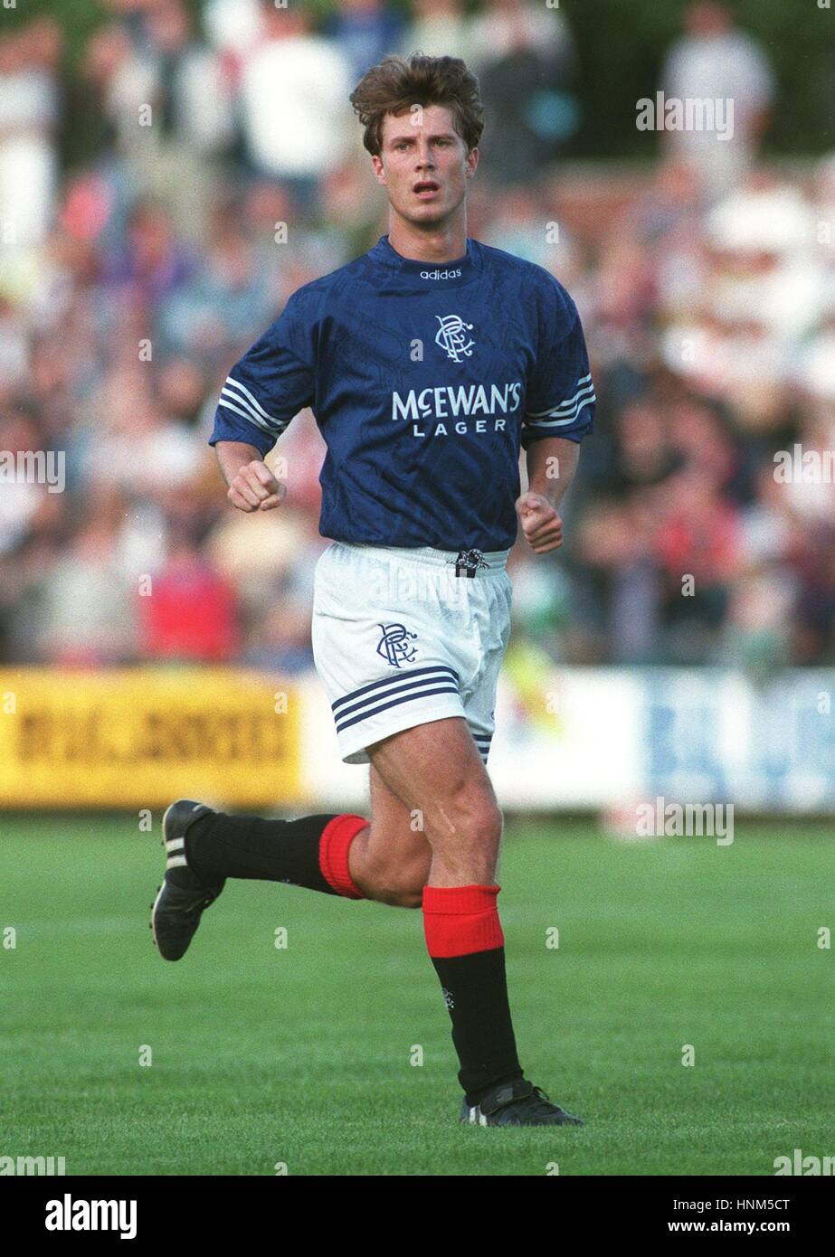 BRIAN LAUDRUP GLASGOW RANGERS FC 11 January 1996 Stock Photo - Alamy