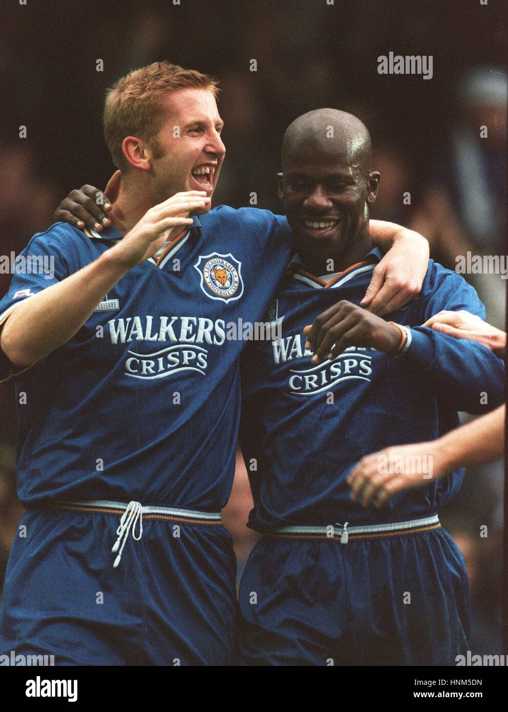 Football celebrating iwan roberts hi-res stock photography and images ...