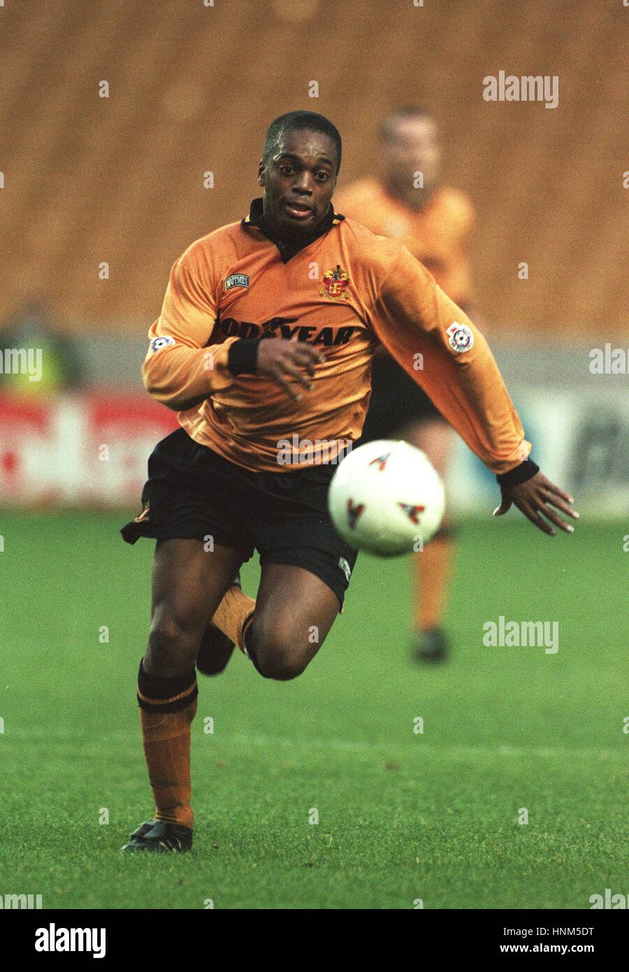 MARK RANKINE WOLVERHAMPTON WANDERERS FC 11 January 1996 Stock Photo - Alamy