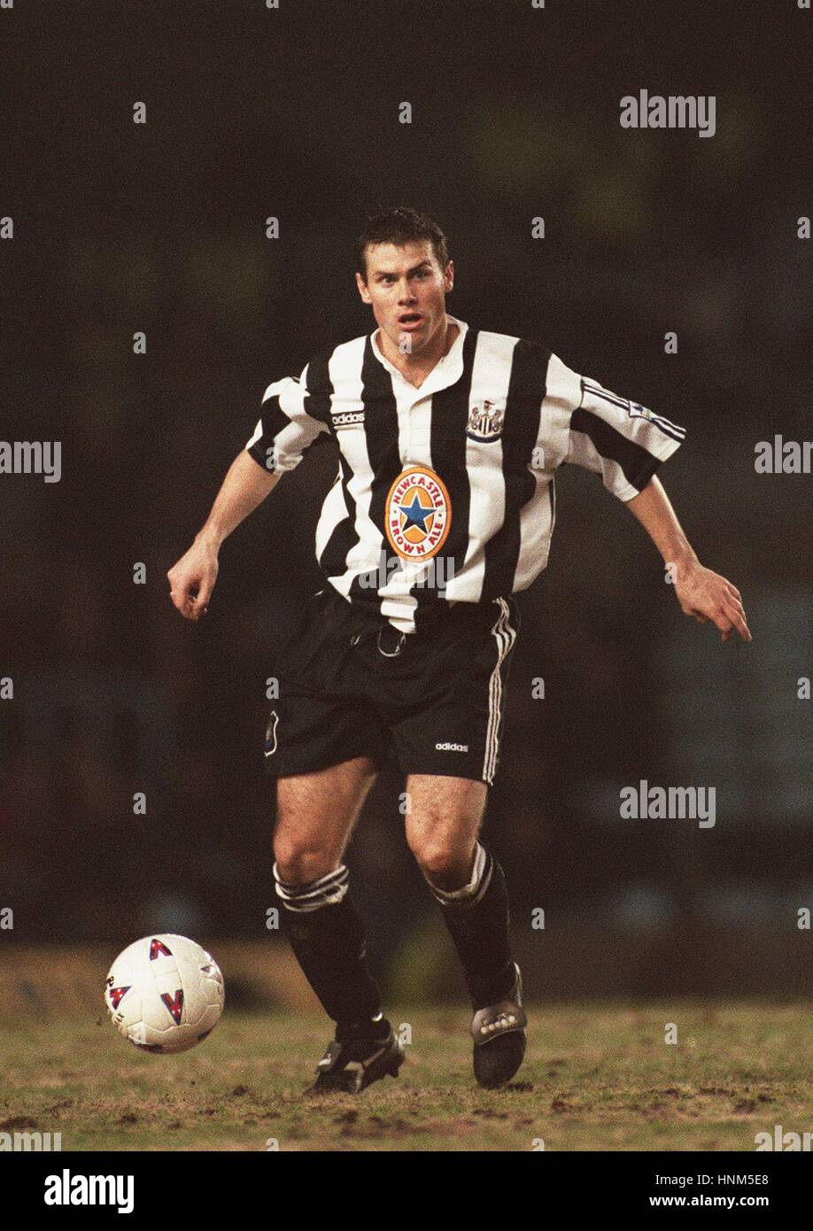 ROBERT LEE NEWCASTLE UNITED FC 15 January 1996 Stock Photo - Alamy
